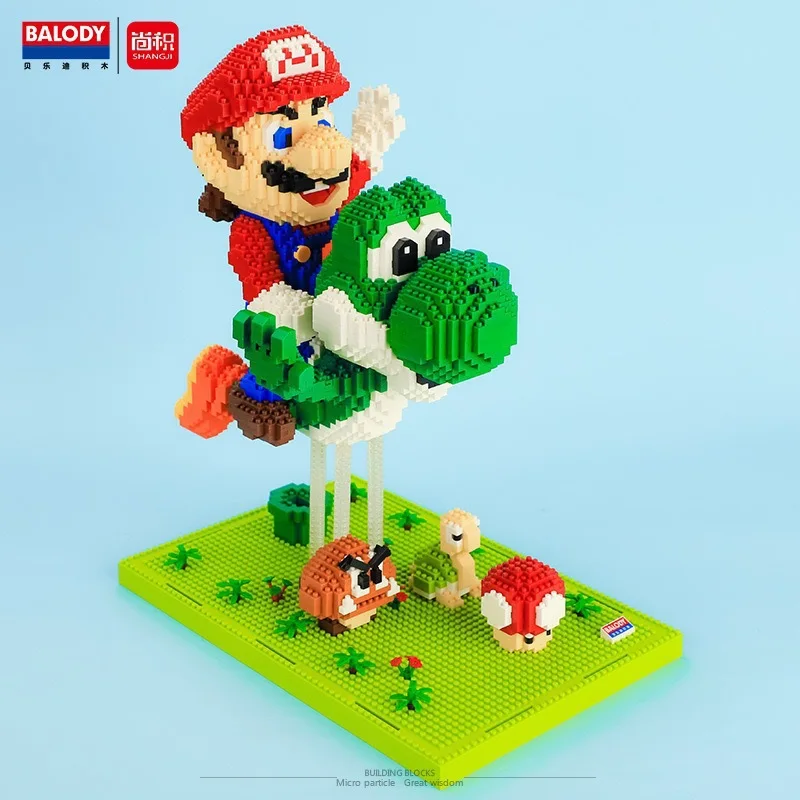 New High Quality 29cm Super Marios Bros Toys Figure Fly Marios Micro ...