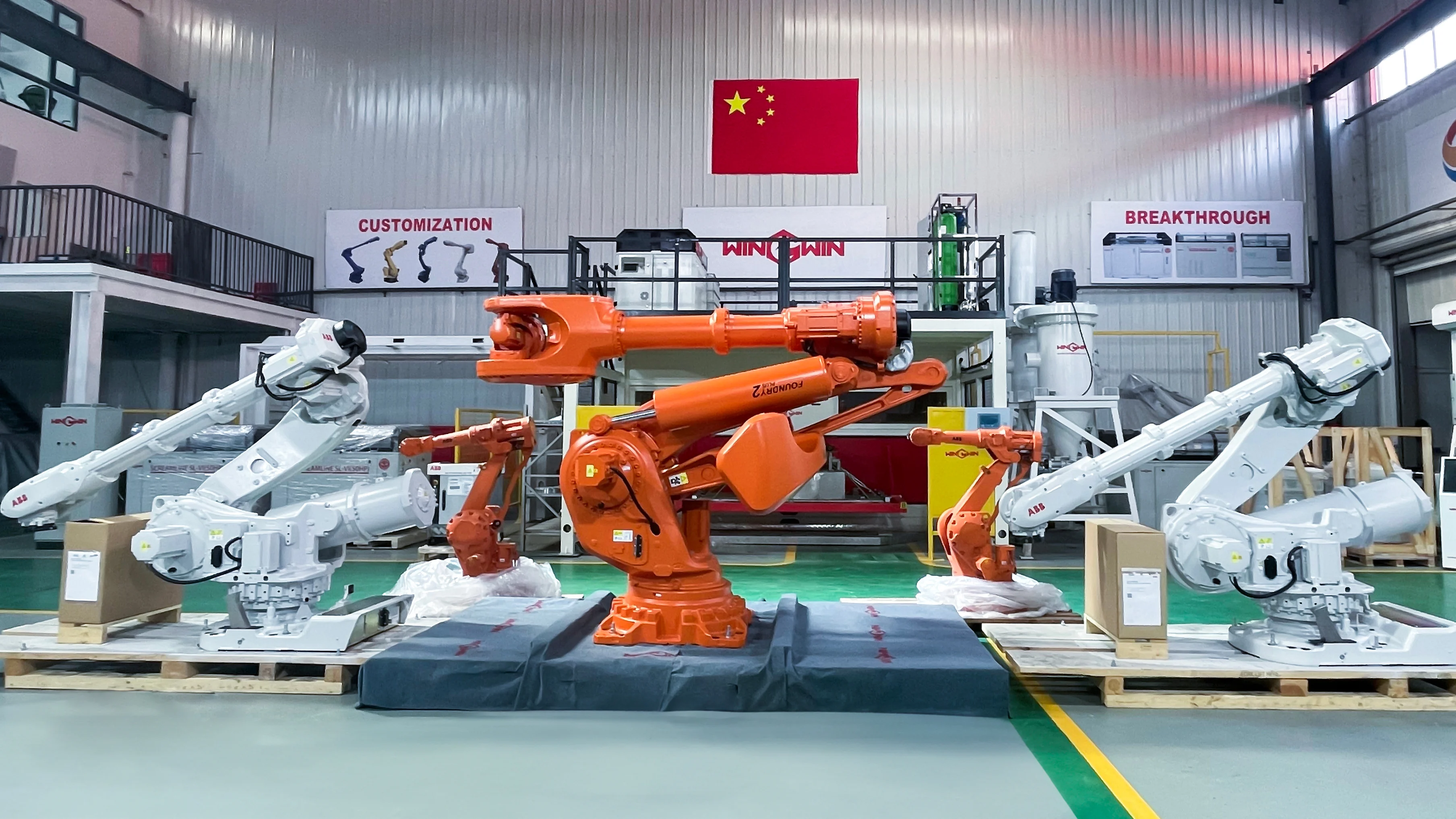 Loading Unloading And Handling Robots Industrial Robotic Abb Irb 6650s - Buy Loading Unloading ...