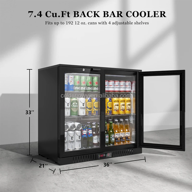 Commercial Bar Counter Display Fridge Commercial Display Cabinet Cooler ...