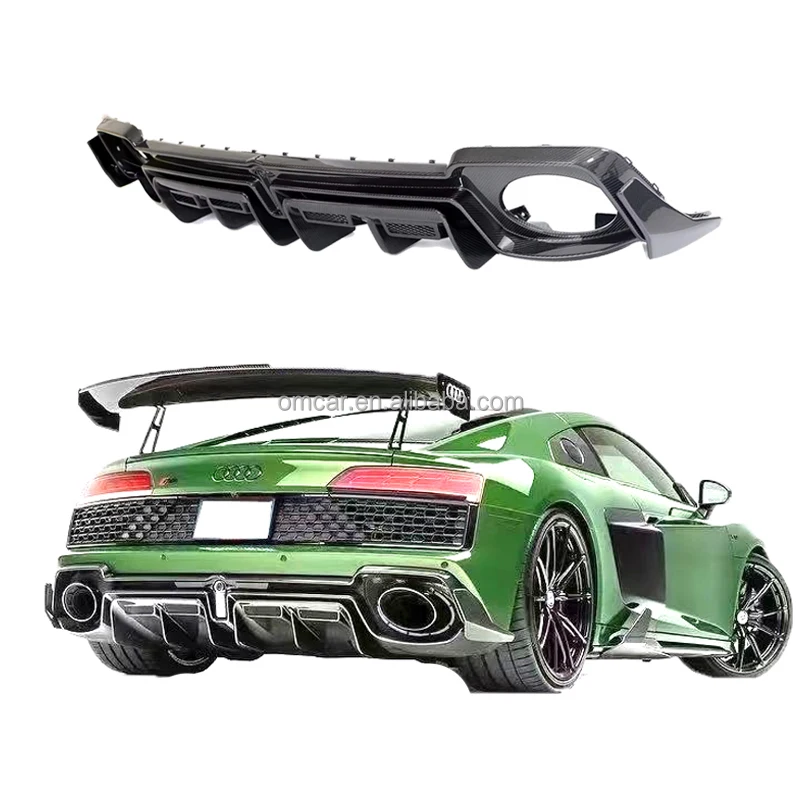 Car Refit Parts Capsto Style Car Dry Carbon Fiber Rear Bumper Lip ...