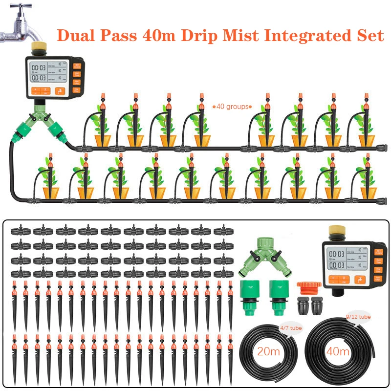 Garden Balcony Flower Pot Double Pass 20 Meter Automatic Drip ...