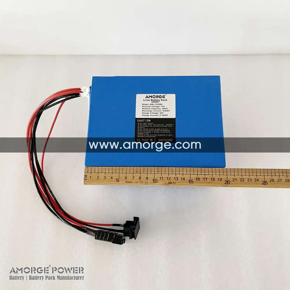 Amorge Customized Battery Packs - Reliable 3.7v Lithium Ion