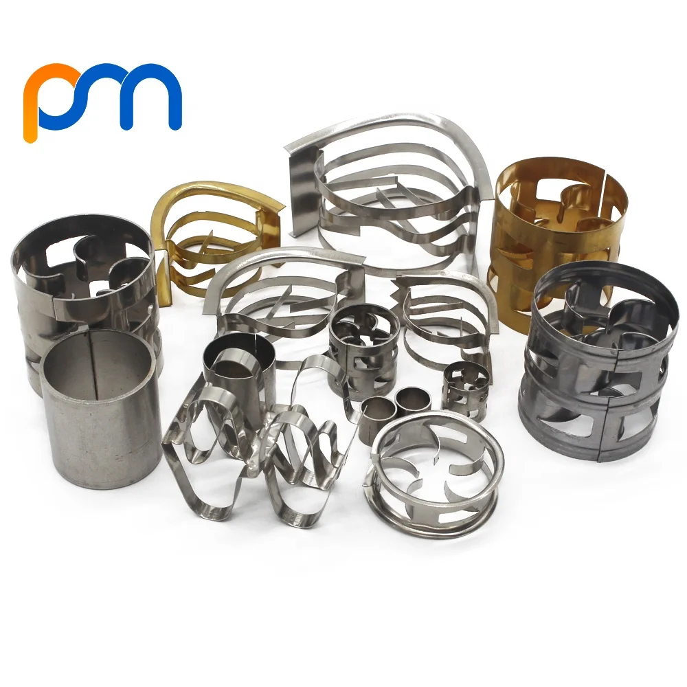 Ss304 Ss316 Metal Tower Packing Inner Arc Ring Metallic Vsp Ring For ...