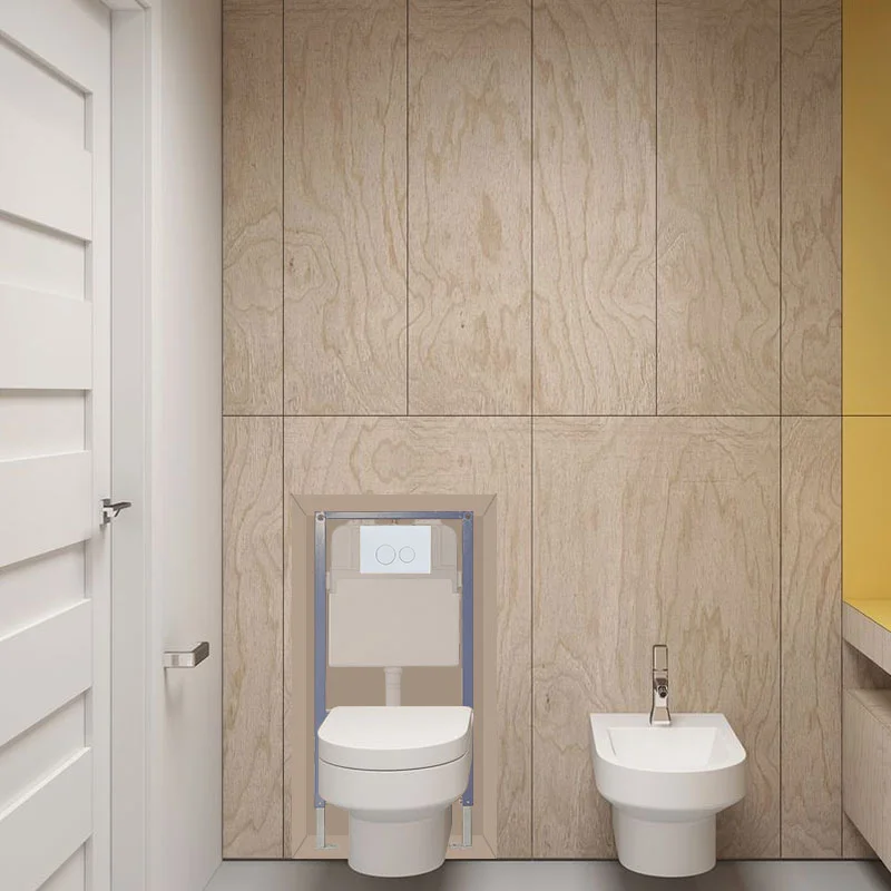 Custom Hidden Squatting Toilet Water Tank Flushing Valve