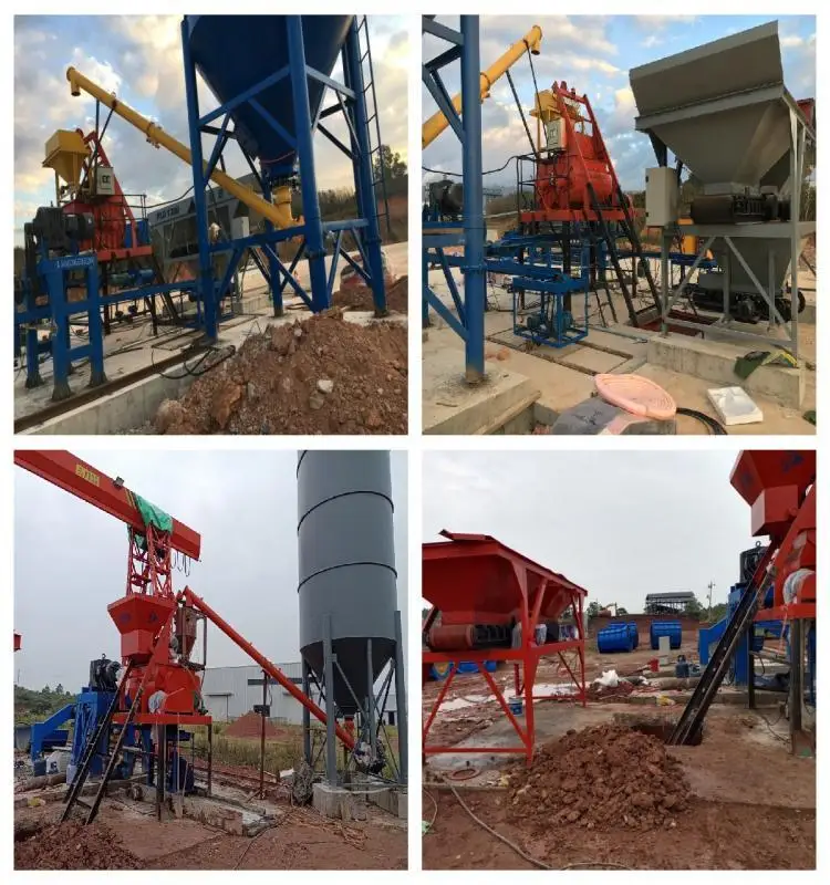 Professional Wet/dry Mix Concrete Batching Machine 800l Capacity To ...