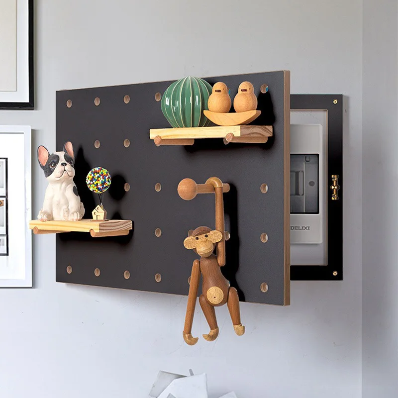 Custom Wood Shelf for Electricity Meter Box - Modular Display