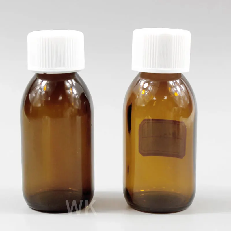 Custom 30ml 60ml 100ml 125ml 150ml 200ml 250ml 300ml 500ml Amber glass ...