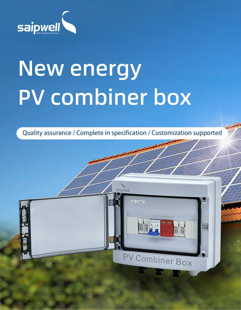 Saipwell Steel Metal Waterproof Power Solar Pv Combiner Box 1000vdc 16 ...