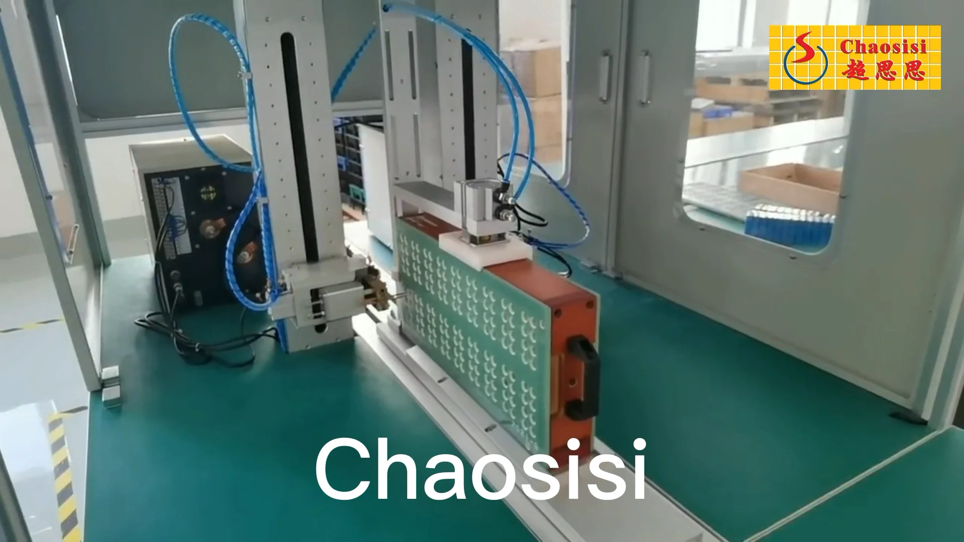 Automatic Spot Welder Double Polar Alignment For Battery Pack Plant ...