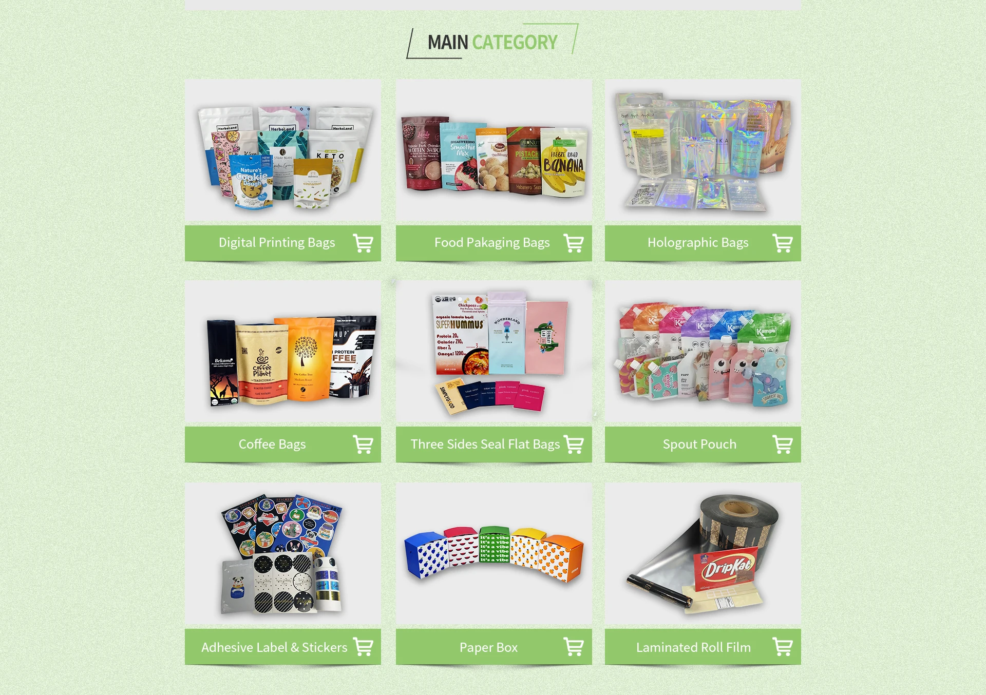 Shenzhen Rainbow Packaging Co., Ltd. - Mylar Bag, Food Packaging Bag