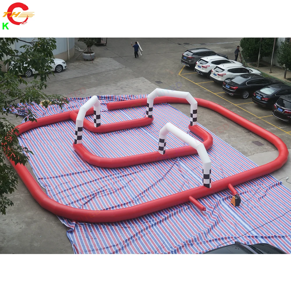 Ultimate Inflatable Racing Experience Inflatable Zorb Ball Racing Track ...