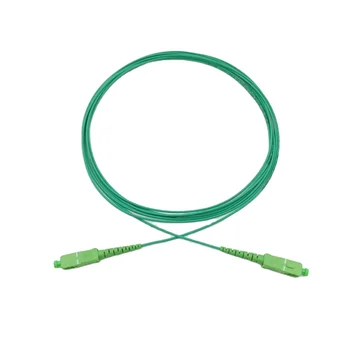 Garter Sc/apc-sc/apc Single Mode G657a2 Simplex Core 1.6mm Diameter Fiber Optic Patch Cord Green ...
