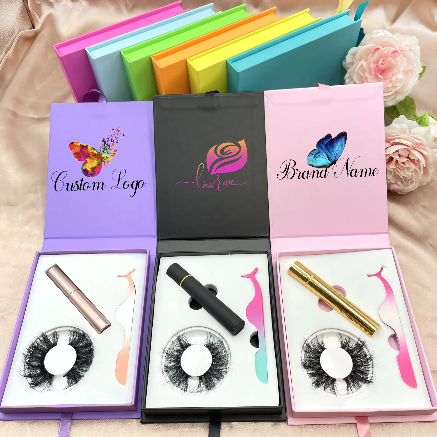 Empty Eye Lash Packaging Box - Luxury 3D Mink Lashcases