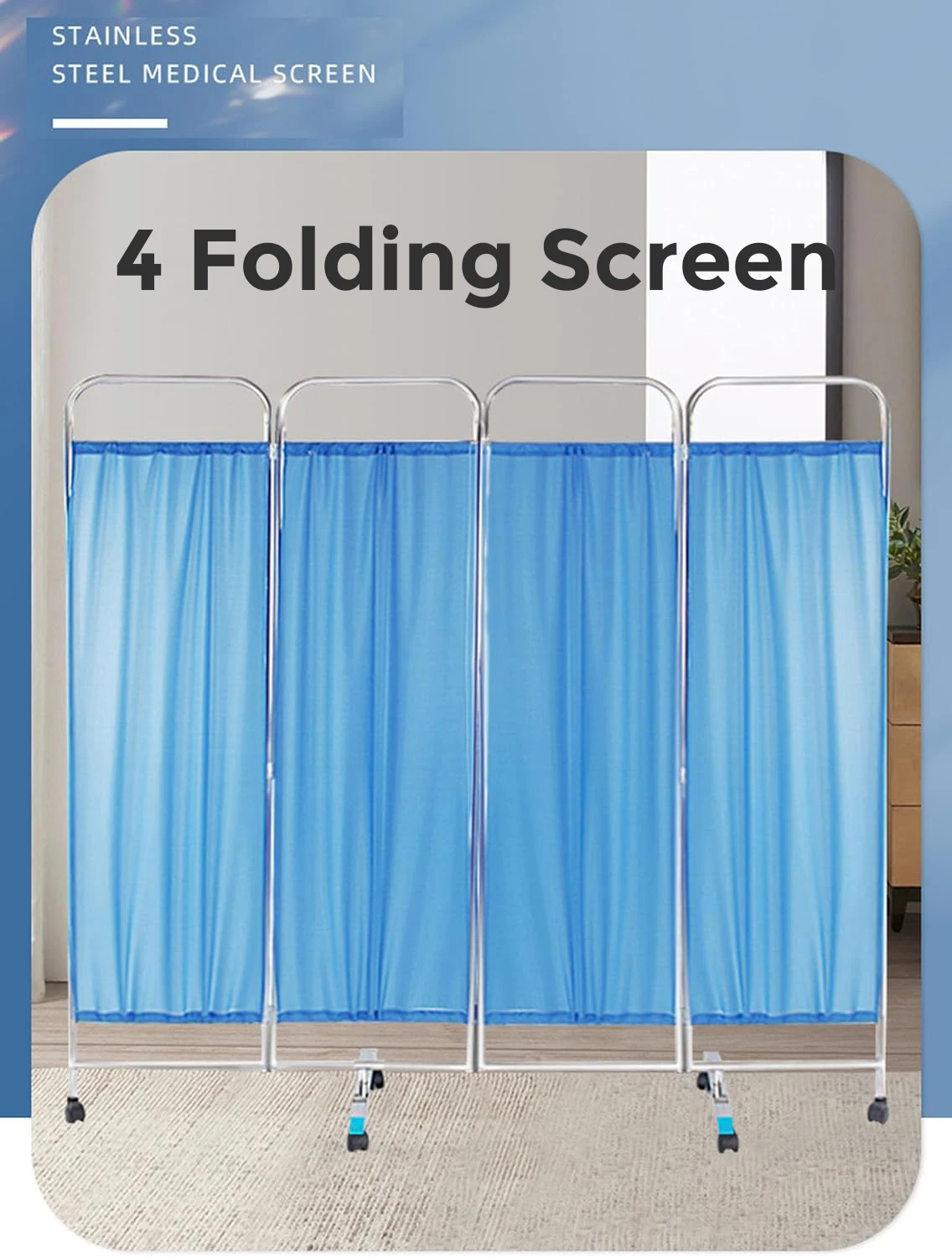 Hospital Folding Screens Medical Screen for Ward Curtains Furniture for ...