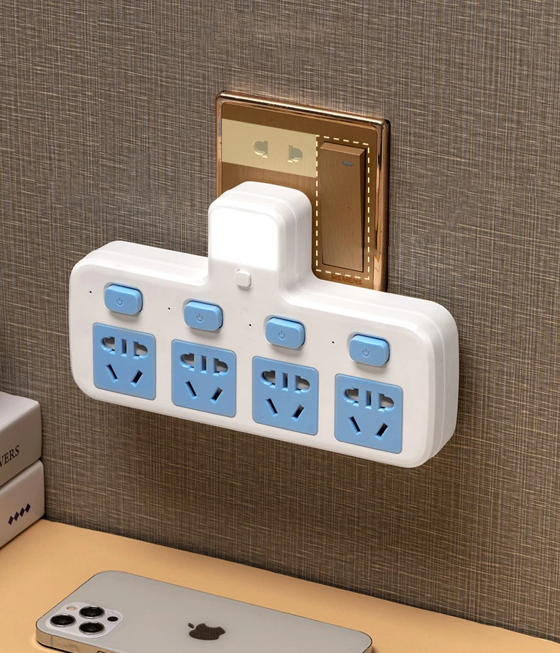 Smart Wireless Lightning Protection Socket Conversion Plug Socket Multi ...