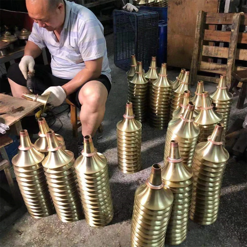 Custom Metal Stamping Professional Quality Air Copper Brass Bell Suona ...