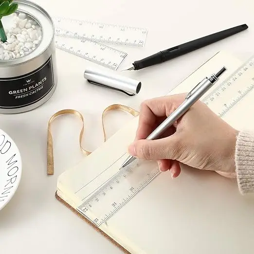 15cm Clear Plastic Scale Rulers Custom Straight Ruler Measuring Tool ...