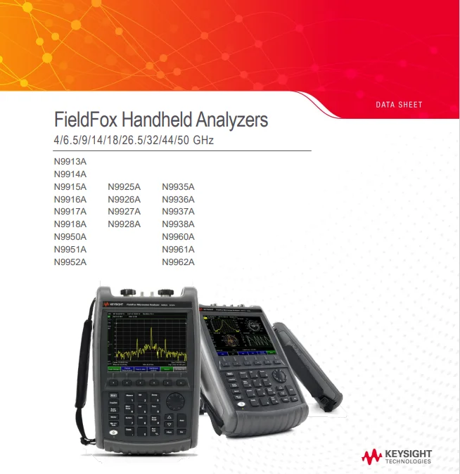 Keysight N9937A Portable Fieldfox Handheld Spectrum Analyzer