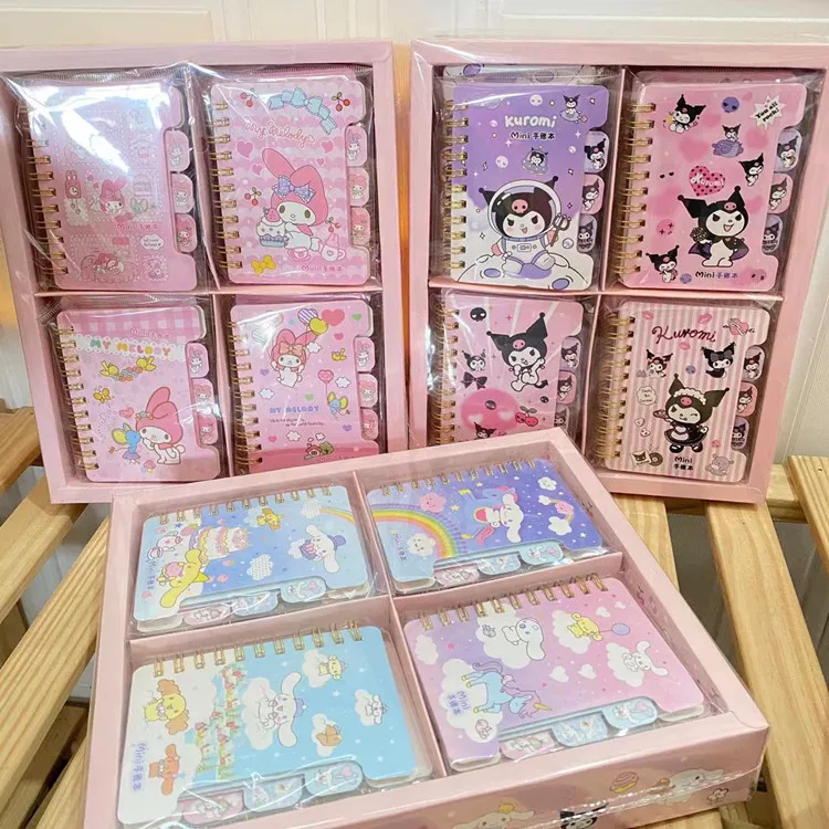 Ambr Mini Kuromi Kuromi Portable Notebook My Melody Anime Figure Coil ...