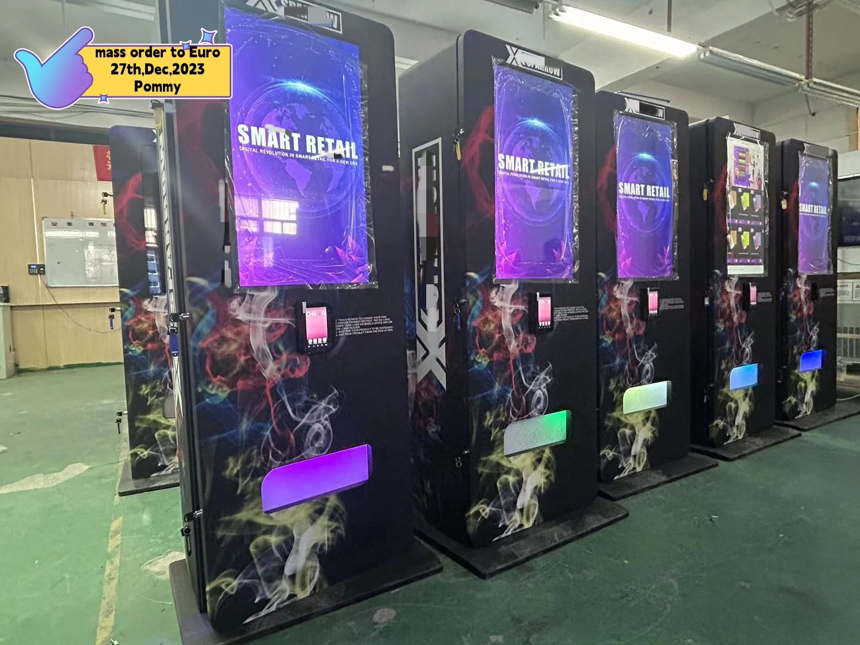 Convenient Standalone Touch Screen Cigar Vending Machine Tobacco ...