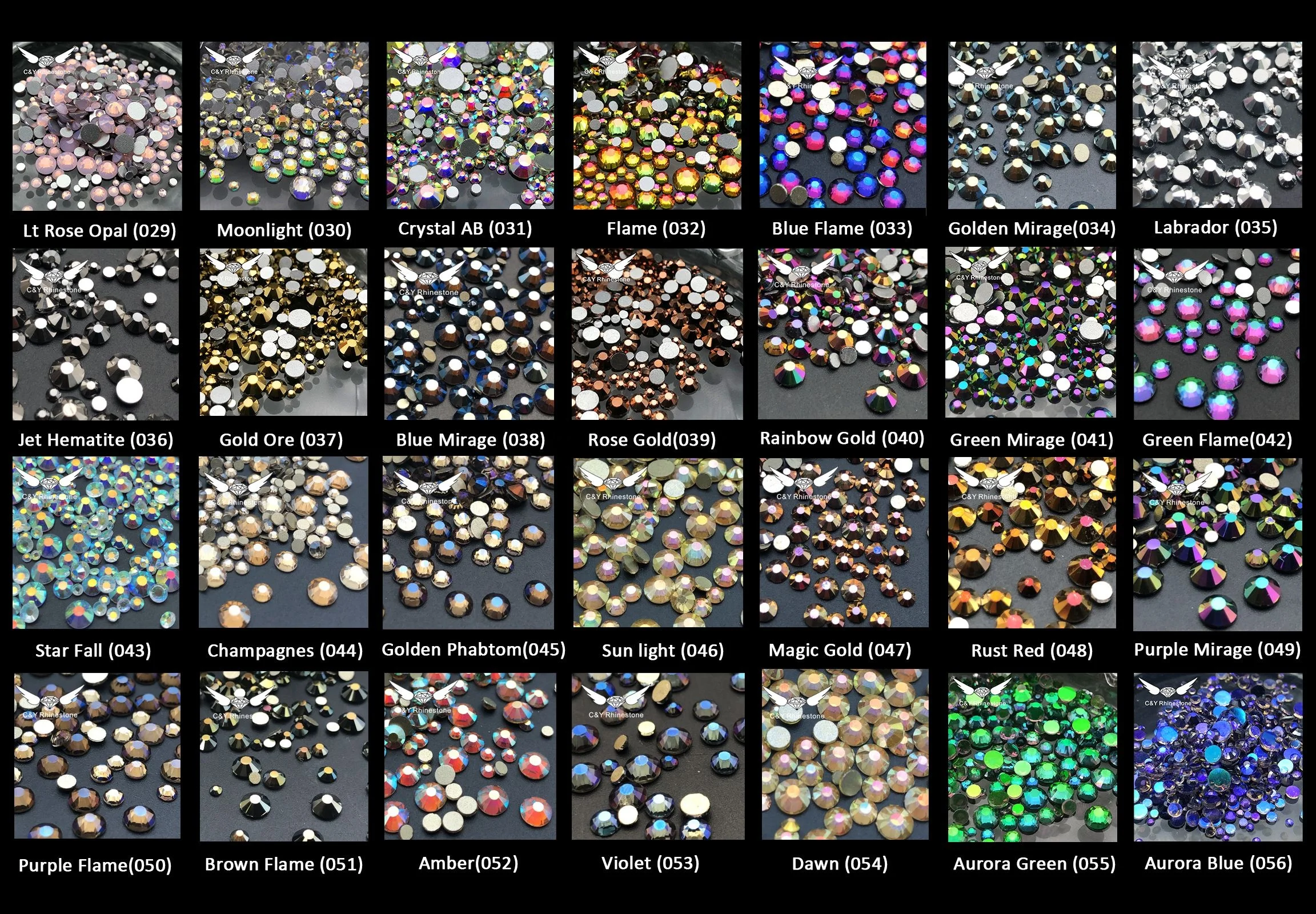 CY Light Amethyst Wholesale Colors Glue Hotfix Stone Crystal for ...