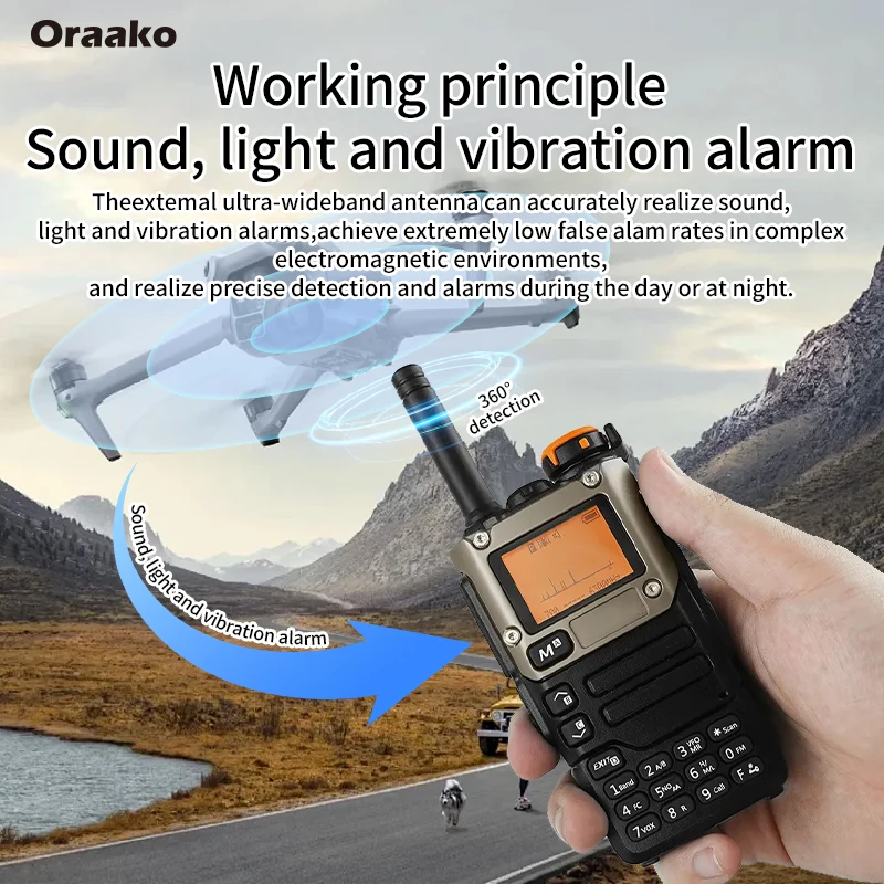 Alibaba.com: Handheld 360° UAV detector with radar signal detection and ...