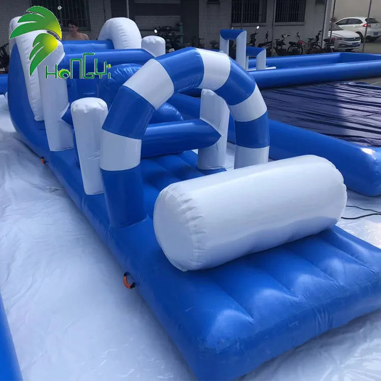 Swimming Pool Inflatable Games Floating Obstacle Course Inflatable ...