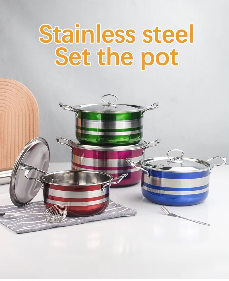 High Quality Korean Stainless Steel Cookware Set