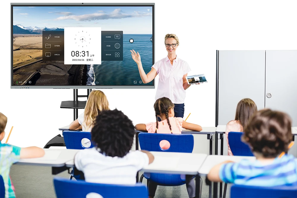 65/110inch 75inch Interactive Whiteboard 86 Inch Interact For Classroom ...