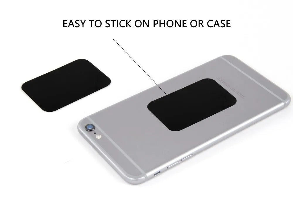 Metal Plate Iron Sheet Sticker Magnetic Car Phone Holder Accessory Kit ...
