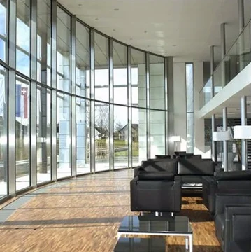 Aluminum Glass Window Wall System - Tempered Glazed Design
