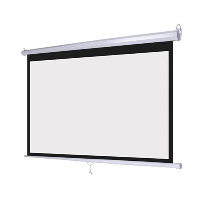 Telon Auto-locking Manual Pull Down Projector Screen 16:9 Self-locking ...