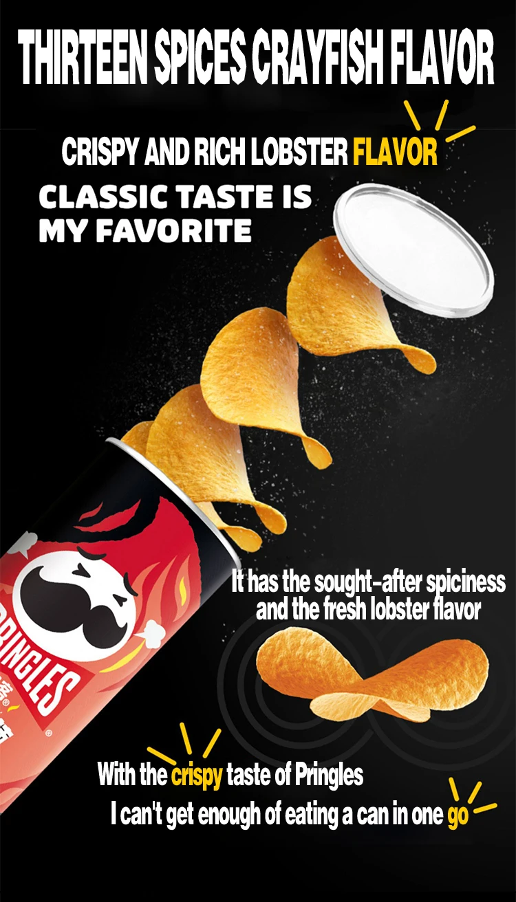 Pringles Potato Chips - Exotic Snack Wholesale Available