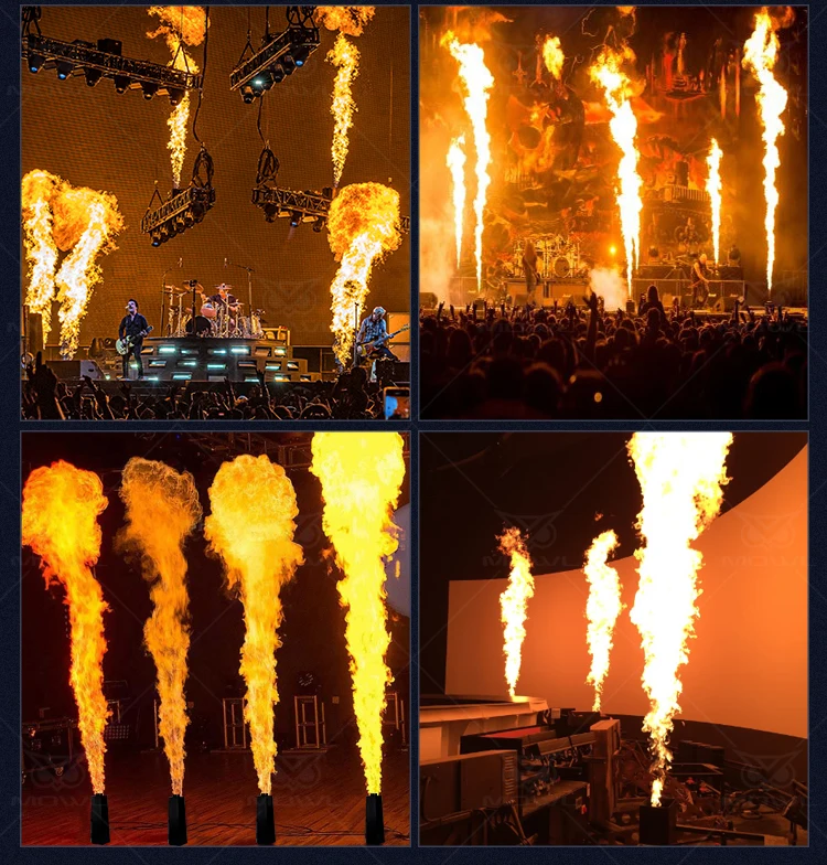Stage Effect Flamethrower DMX Spray Fire Flame Machine