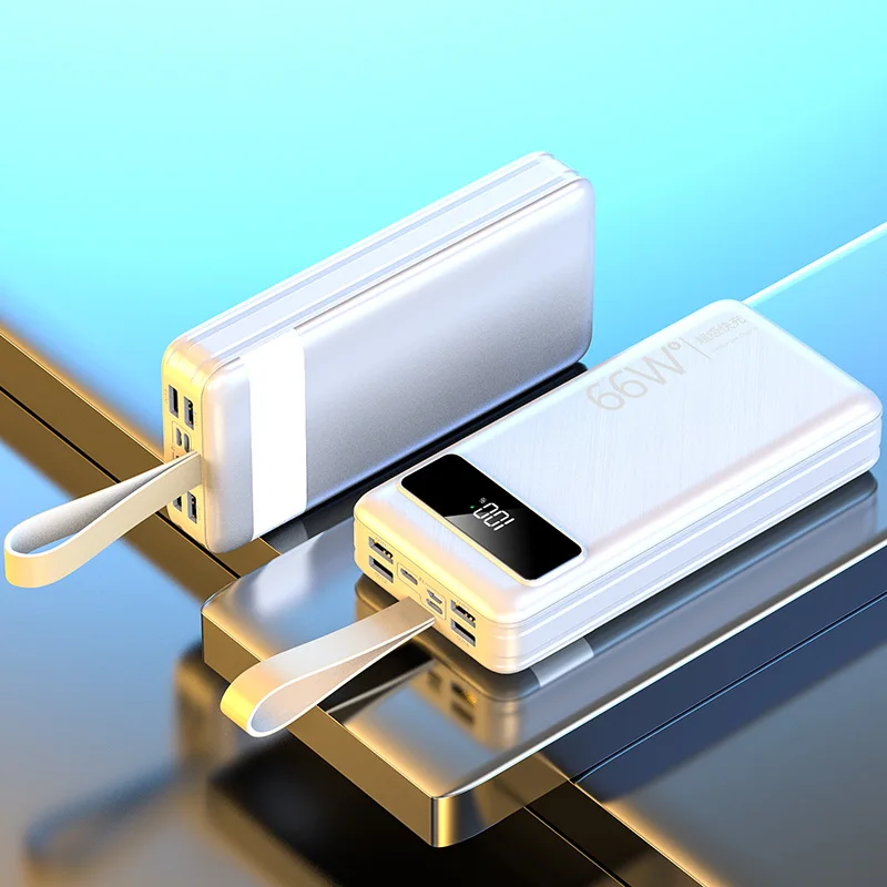 2024 30000mah Power Bank - Fast Charging with LED Display