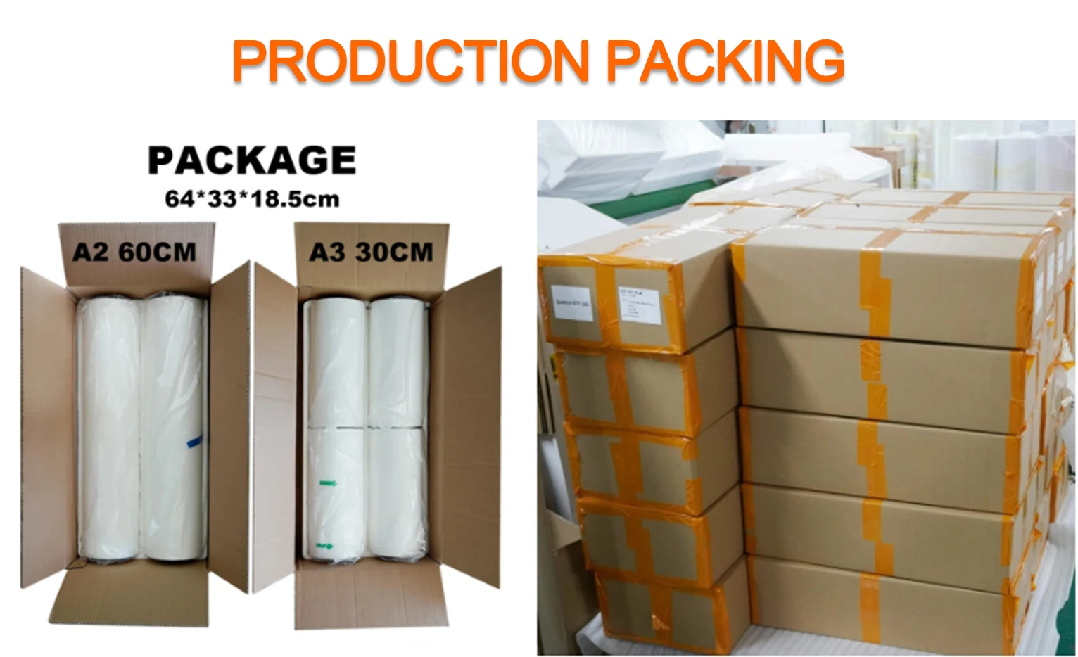 Norman Dtf A3 A4 Sheet 30cm Roll Digital Printing Heat Transfer Pet Film Roll To Roll Dtf Film ...