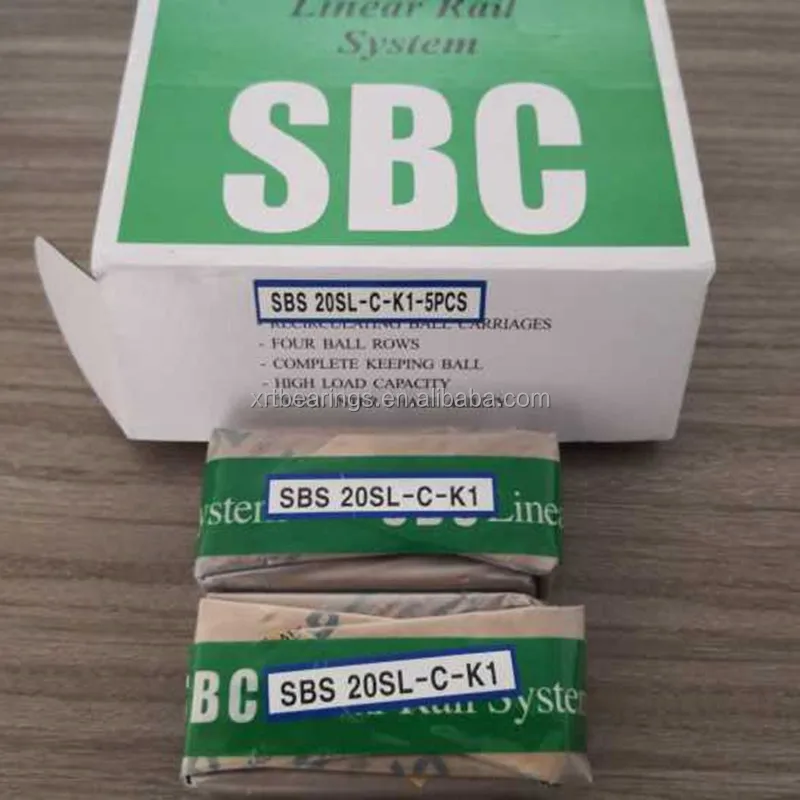 SBC Linear Guide Rail Block SBS15SV-C-K1 - High Rigidity