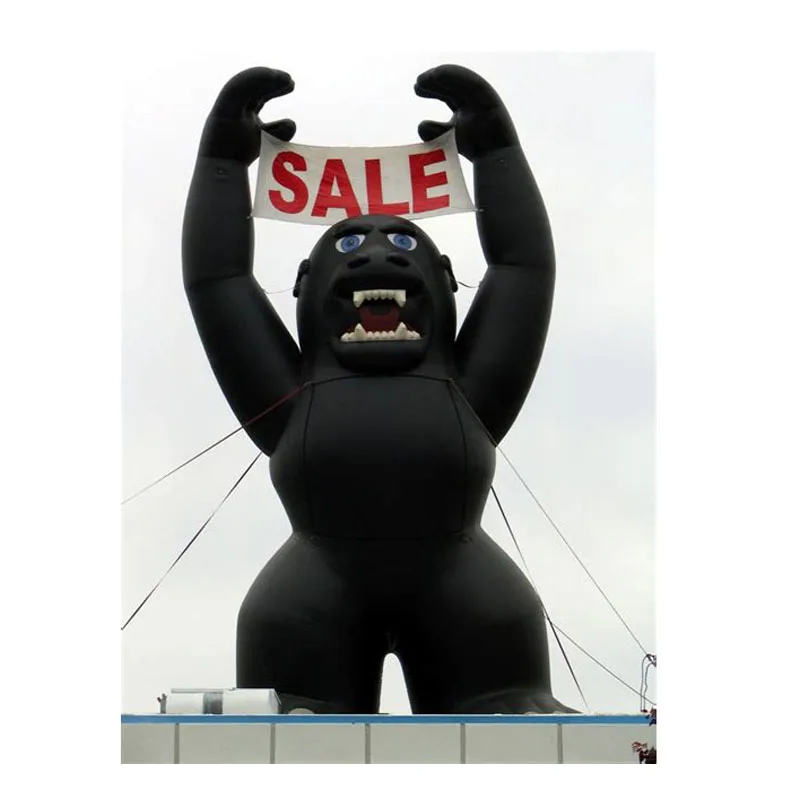 Outdoor Advertising Giant Inflatable Gorilla Model Balloon Inflatable ...