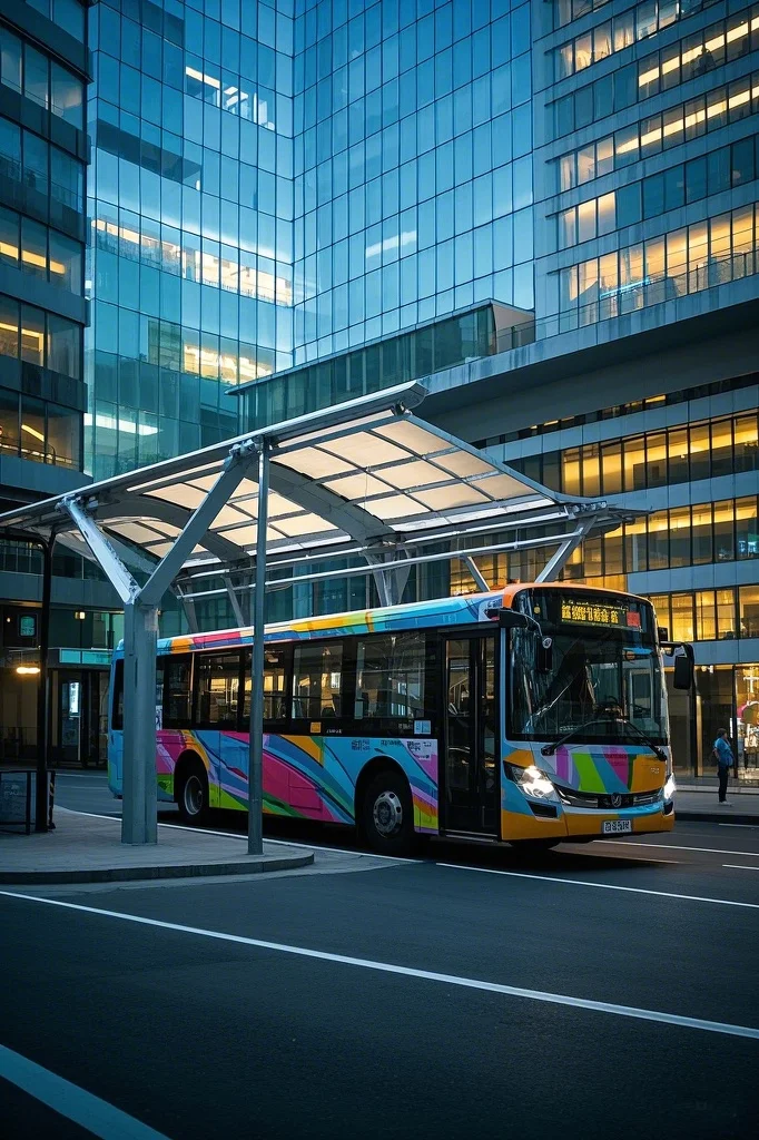 Industrial PVC Membrane Shade Awning Structure Bus Station Shelter for ...