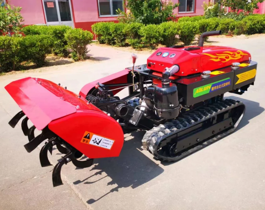 Ride On China Agricultural Machinery Mini Crawler Cultivator Farm ...