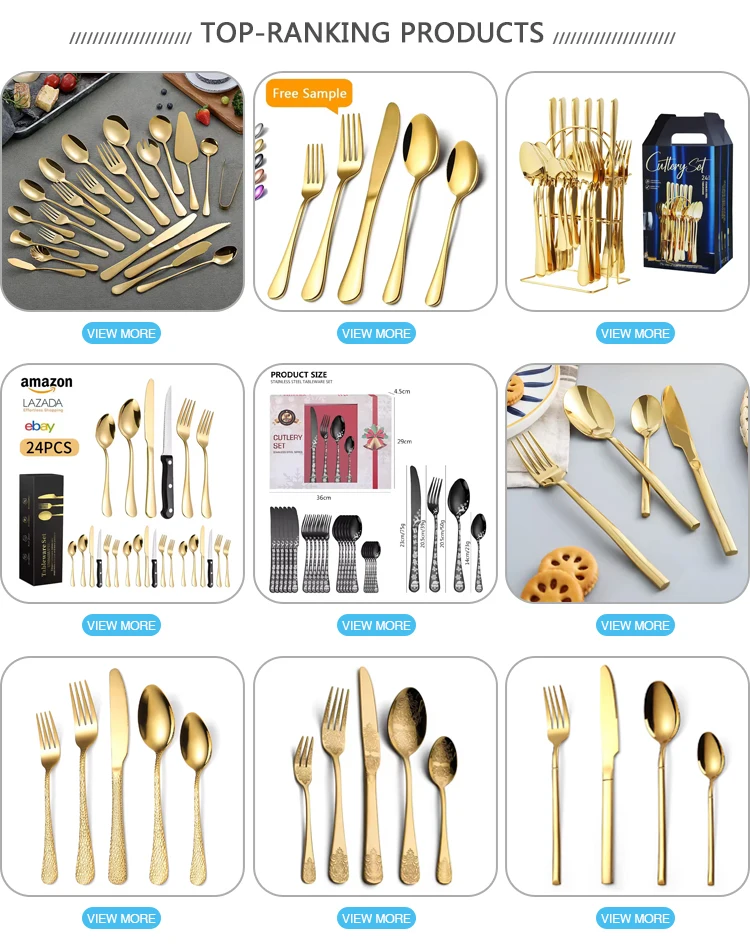 Elevate Your Dining Experience with Luxury Gold Cutlery