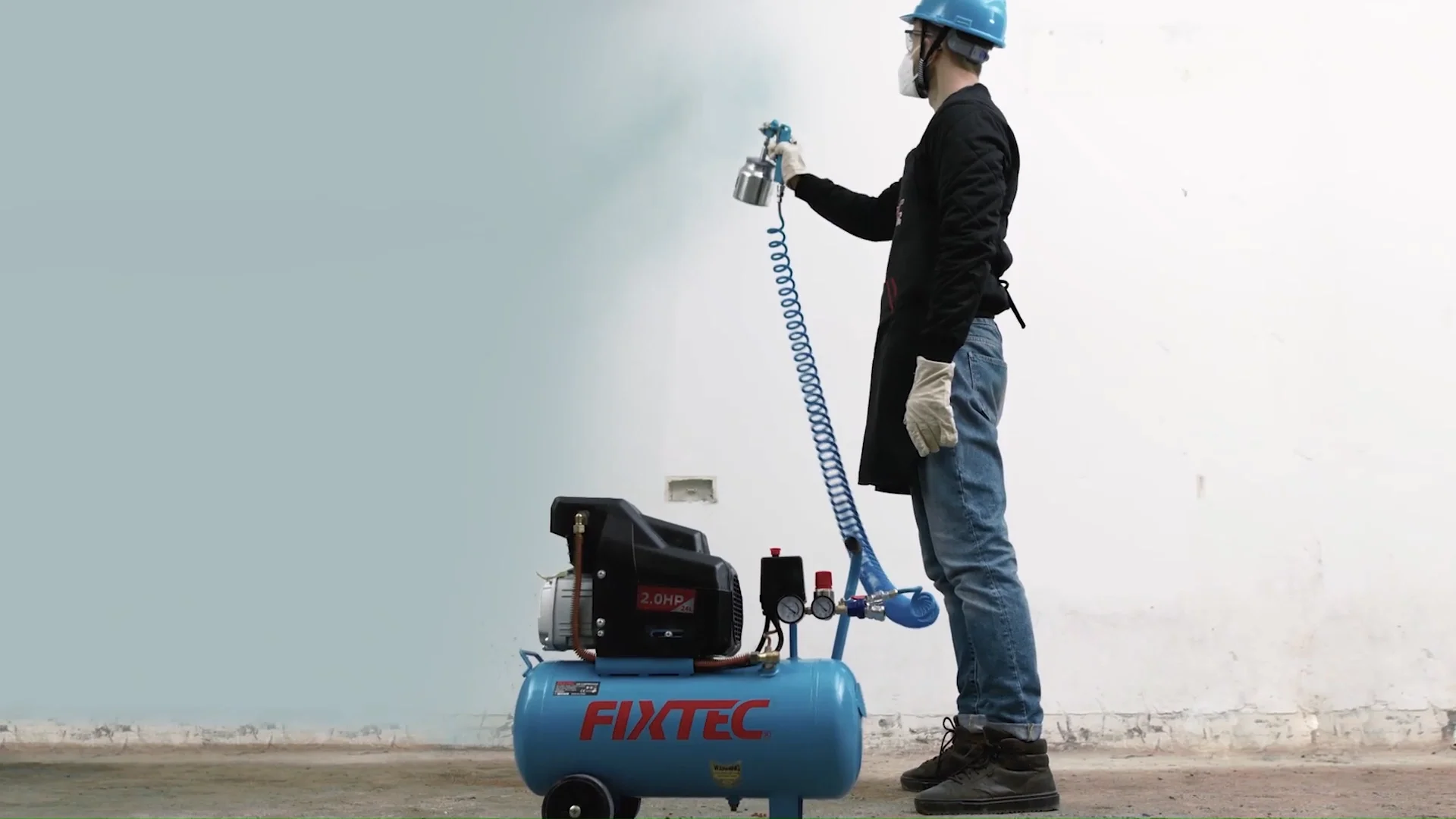 Fixtec 3hp 200l 2200w 8bar 115psi Industrial Air Compressors - Buy 3hp ...