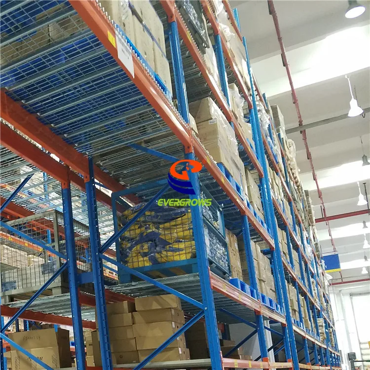 Electric Mobile Pallet Racking Warehouse Storage Heavy Duty Industrial ...