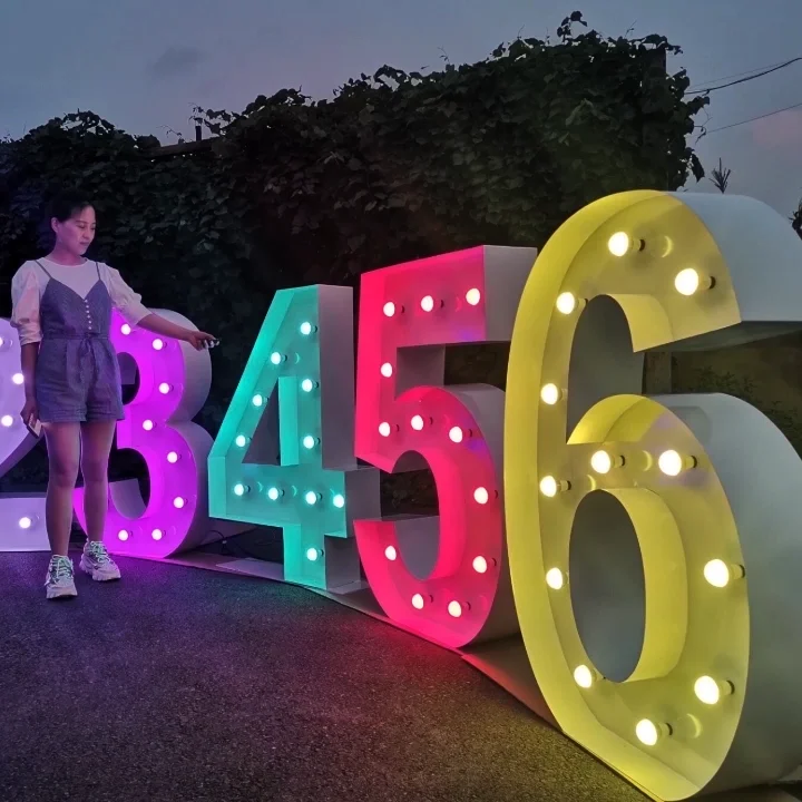 2022 Wowork Custom Led Big Light Up Letters 4ft Marquee Letter Lights ...