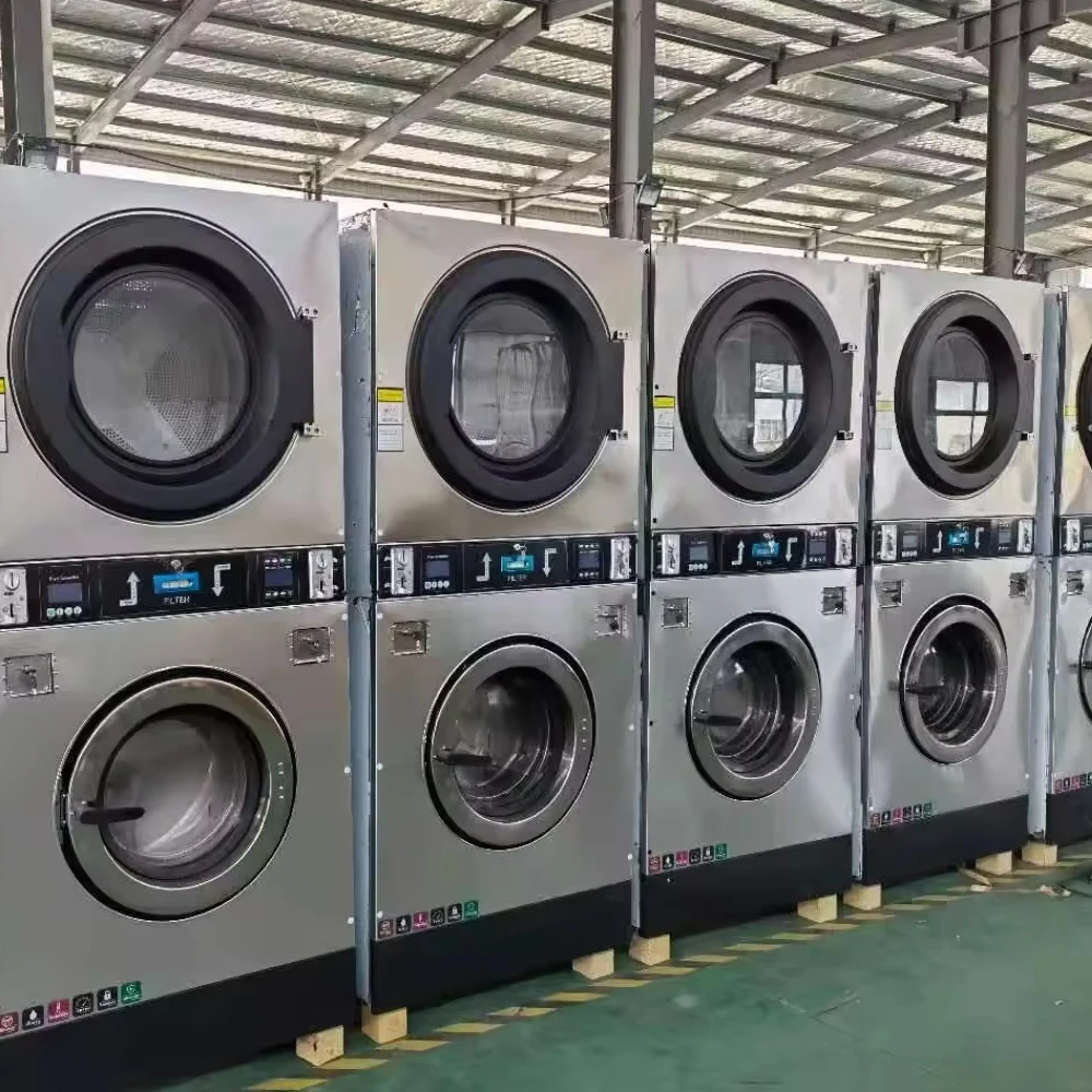 High Capacity Laundry Unit Commercial Token Washing Machine Laundry ...