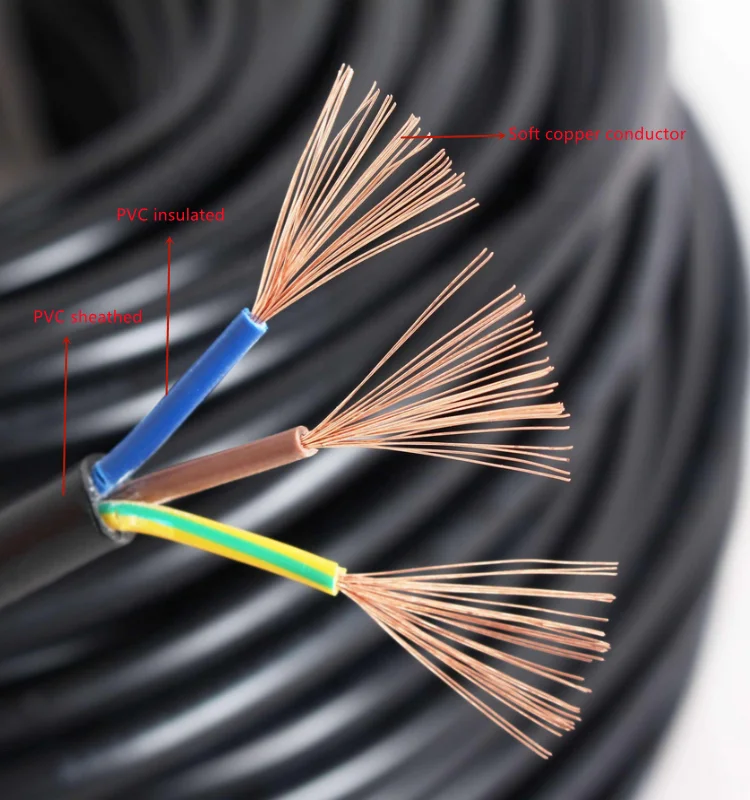 Price H05vv-f Rvv 14 18 20 22 24 Awg Flexible Cca Copper Cable Wire 2 4 ...
