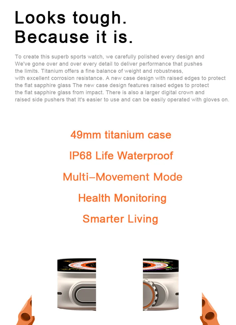 Original Gs Ultra Max Series 8 Ultra Fashion Sports Amoled Reloj Smart ...