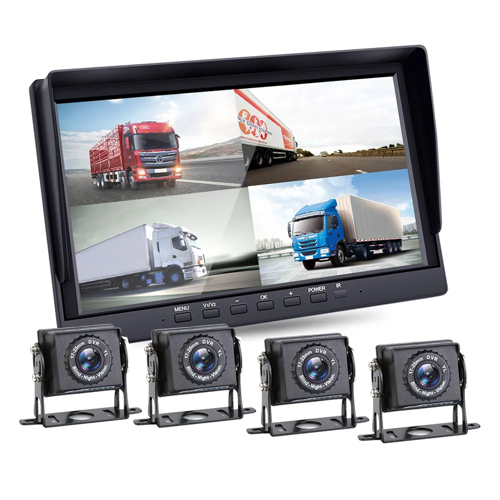 4 Pin Male Connector Radio Back Up Reverse Camera 360 Degree Camera ...