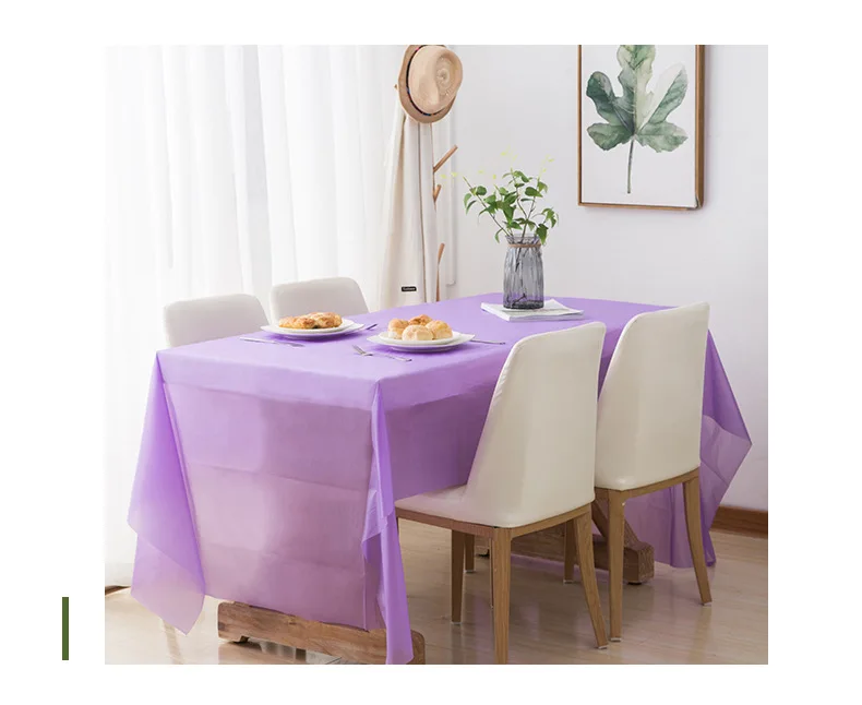 PEVA Disposable Tablecloths - Perfect for Parties & Events