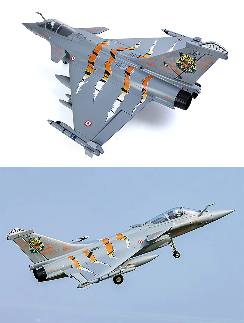 Reflex V2 Equipped Fms 64mm Rafale Edf Jet Pnp Precision Flying Model ...
